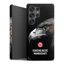 DeinDesign Galaxy S25 Ultra Handy Premium Case Smartphone Handyh&uuml;lle Schutzh&uuml;lle gl&auml;nzend European Cup Official Licensed Product Eintracht Frankfurt Premium Case
