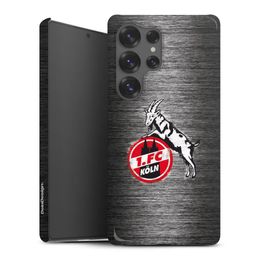 DeinDesign Galaxy S25 Ultra Handy Premium Case Smartphone Handyh&uuml;lle Schutzh&uuml;lle gl&auml;nzend Official Licensed Product Metallic Look 1. Fc K&ouml;ln Premium Case