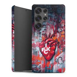 DeinDesign Galaxy S25 Ultra Handy Premium Case Smartphone Handyh&uuml;lle Schutzh&uuml;lle gl&auml;nzend 1. Fck 1. Fc Kaiserslautern Heart Premium Case