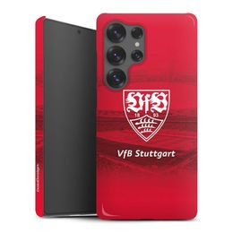 DeinDesign Galaxy S25 Ultra Handy Premium Case Smartphone Handyh&uuml;lle Schutzh&uuml;lle gl&auml;nzend Stadium Official Licensed Product Vfb Stuttgart Premium Case