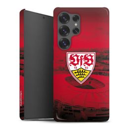 DeinDesign Galaxy S25 Ultra Handy Premium Case Smartphone Handyh&uuml;lle Schutzh&uuml;lle gl&auml;nzend Vfb Stuttgart Official Licensed Product Stadium Premium Case