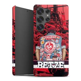 DeinDesign Galaxy S25 Ultra Handy Premium Case Smartphone Handyh&uuml;lle Schutzh&uuml;lle gl&auml;nzend Official Licensed Product 1. Fc Kaiserslautern 1. Fck Premium Case