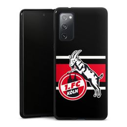 DeinDesign Galaxy S20 FE 5G Handy Silikon H&uuml;lle Case schwarz Handyh&uuml;lle 1. Fc K&ouml;ln Logo Official Licensed Product