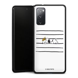 DeinDesign Galaxy S20 FE Handy Silikon H&uuml;lle Case schwarz Handyh&uuml;lle Snoopy Dog Peanuts