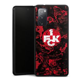 DeinDesign Galaxy S20 FE 5G Handy Silikon H&uuml;lle Case schwarz Handyh&uuml;lle 1. Fc Kaiserslautern 1. Fck Logo