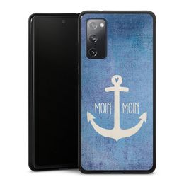 DeinDesign Galaxy S20 FE 5G Handy Silikon H&uuml;lle Case schwarz Handyh&uuml;lle Anchor Maritim Blue