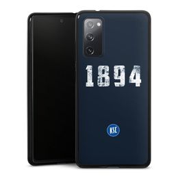 DeinDesign Galaxy S20 FE 5G Handy Silikon H&uuml;lle Case schwarz Handyh&uuml;lle Karlsruher Sc Ksc Bundesliga