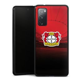 DeinDesign Galaxy S20 FE Handy Silikon H&uuml;lle Case schwarz Handyh&uuml;lle Bayer 04 Leverkusen Official Licensed Product Stadium