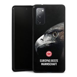 DeinDesign Galaxy S20 FE 5G Handy Silikon H&uuml;lle Case schwarz Handyh&uuml;lle Eintracht Frankfurt Official Licensed Product European Cup