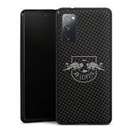 DeinDesign Galaxy S20 FE Handy Silikon H&uuml;lle Case schwarz Handyh&uuml;lle Rb Leipzig Carbon Metallic Look