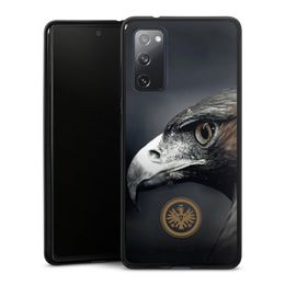 DeinDesign Galaxy S20 FE 5G Handy Silikon H&uuml;lle Case schwarz Handyh&uuml;lle Official Licensed Product Eintracht Frankfurt Eagle