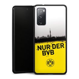 DeinDesign Galaxy S20 FE 5G Handy Silikon H&uuml;lle Case schwarz Handyh&uuml;lle Borussia Dortmund Statement Bvb
