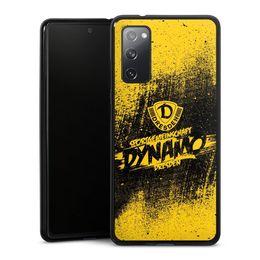 DeinDesign Galaxy S20 FE Handy Silikon H&uuml;lle Case schwarz Handyh&uuml;lle Official Licensed Product Sg Dynamo Dresden Logo