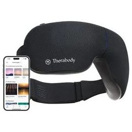 Gesichtsmassagegerät Therabody "SmartGoggles 2.0 Augenmassage, Vibration, Massage, Wärme", schwarz, MassagegeräteB:19,7cm H:12cm T:0,4cm, ABS, Polyester, lindert Kopfschmerzen, verbessert die Schlafqualität, App-Steuerung, B:19,7cm H:12cm T:0,4cm