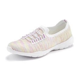Lascana Damen Sneaker, gelb/pink meliert, Gr&ouml;&szlig;e 35