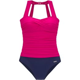 Lascana Damen Badeanzug, beere-marine, Gr&ouml;&szlig;e 38B
