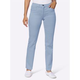 WITT Damen 5-Pocket-Jeans mit Ziernieten an den Taschen, bleu, Gr&ouml;&szlig;e 46