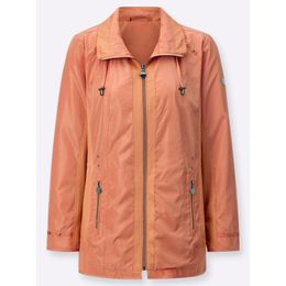 WITT Damen &Uuml;bergangsjacke mit Mesh-Eins&auml;tzen, papaya, Gr&ouml;&szlig;e 46