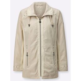 WITT Damen &Uuml;bergangsjacke mit Mesh-Eins&auml;tzen, sand, Gr&ouml;&szlig;e 52