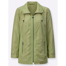 WITT Damen &Uuml;bergangsjacke mit Mesh-Eins&auml;tzen, schilf, Gr&ouml;&szlig;e 36