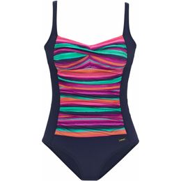 Lascana Damen Badeanzug, bunt-gestreift, Gr&ouml;&szlig;e 48C