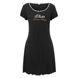 s.Oliver Nachthemd Damen Gr&ouml;&szlig;e XS creme / grau / schwarz