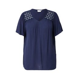 Only Carmakoma Bluse 'CARSelasi' Damen Gr&ouml;&szlig;e 6XL dunkelblau