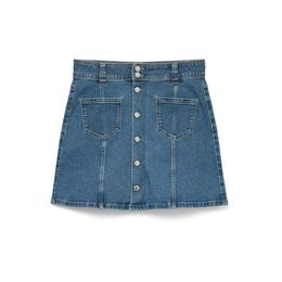 Vero Moda Petite Rock 'VMPETRA' Damen Größe 40 blue denim