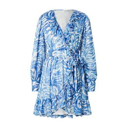 Vila Kleid 'VILYNGBA' Damen Größe 40 royalblau / hellblau / weiß Winterkleid