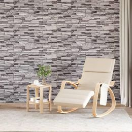 vidaXL 3D-Wandpaneele 10 Stk. Hellgrau 100x50 cm EPS