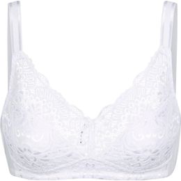 w&auml;schepur Damen BH ohne B&uuml;gel wei&szlig;, Gr&ouml;&szlig;e 85D