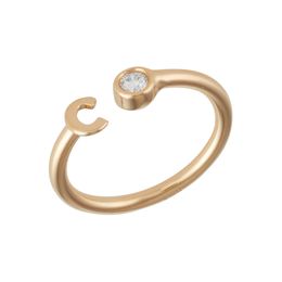 Singularu Ring Damen Gr&ouml;&szlig;e 50/54 gold / transparent