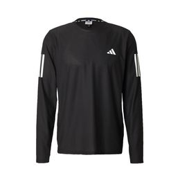 adidas Performance Funktionsshirt 'Own the Run' Herren Gr&ouml;&szlig;e XL schwarz / wei&szlig;