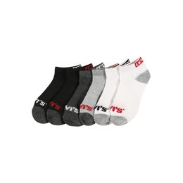 Levi's Levi's Socken M&auml;dchen Gr&ouml;&szlig;e 28/30 grau / dunkelgrau / rot / schwarz / wei&szlig;