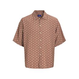 Jack & Jones Jack & Jones Hemd Herren Gr&ouml;&szlig;e XXL ecru / braun / rostbraun