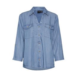 V&eacute;ro Moda Vero Moda Bluse 'VMBREE' Damen Gr&ouml;&szlig;e L blue denim
