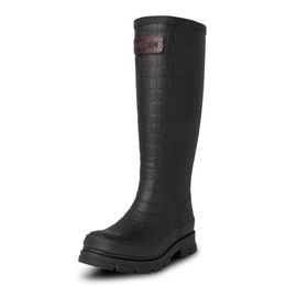 Woden Gummistiefel 'Le Croco' Damen Gr&ouml;&szlig;e 36 schwarz Winterschuhe