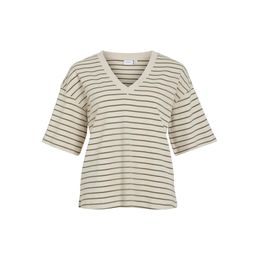 Vila Shirt Damen Gr&ouml;&szlig;e L beige / oliv