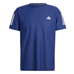 adidas Performance Funktionsshirt 'Own The Run' Herren Gr&ouml;&szlig;e XS dunkelblau / wei&szlig;