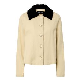 Pieces Jacke 'PCJackie' Damen Gr&ouml;&szlig;e M beige / schwarz