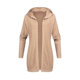 Cloud5ive Strickjacke Damen Gr&ouml;&szlig;e L beige