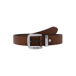 Mustang G&uuml;rtel Herren Gr&ouml;&szlig;e 120 braun / silber