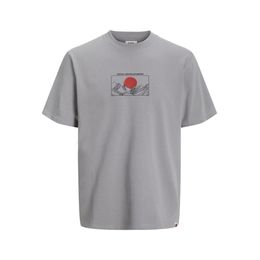 R.D.D. ROYAL DENIM DIVISION T-shirt Herren Gr&ouml;&szlig;e M grau / rot / schwarz