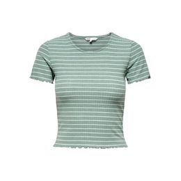 Only T-Shirt 'ONLEmma' Damen Gr&ouml;&szlig;e S pastellgr&uuml;n / wei&szlig;