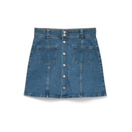 Vero Moda Petite Rock 'VMPETRA' Damen Gr&ouml;&szlig;e 40 blue denim