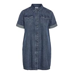 Noisy may Curve Kleid 'NMNEW SIGNE' Damen Gr&ouml;&szlig;e 48 blue denim Winterkleid
