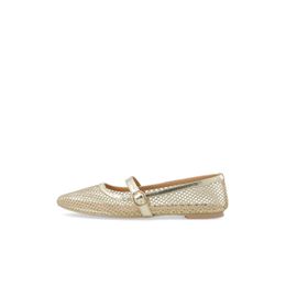 Bianco Ballerina 'LILJA' Damen Gr&ouml;&szlig;e 36 gold Sommerschuhe