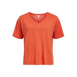 Object T-Shirt 'OBJAnnie' Damen Gr&ouml;&szlig;e L orange