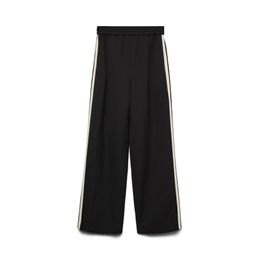 V&eacute;ro Moda Vero Moda Bundfaltenhose 'CHRISSY' Damen Gr&ouml;&szlig;e 44 schwarz / naturwei&szlig;
