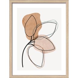 Pro Art Gerahmtes Bild LEAVES II